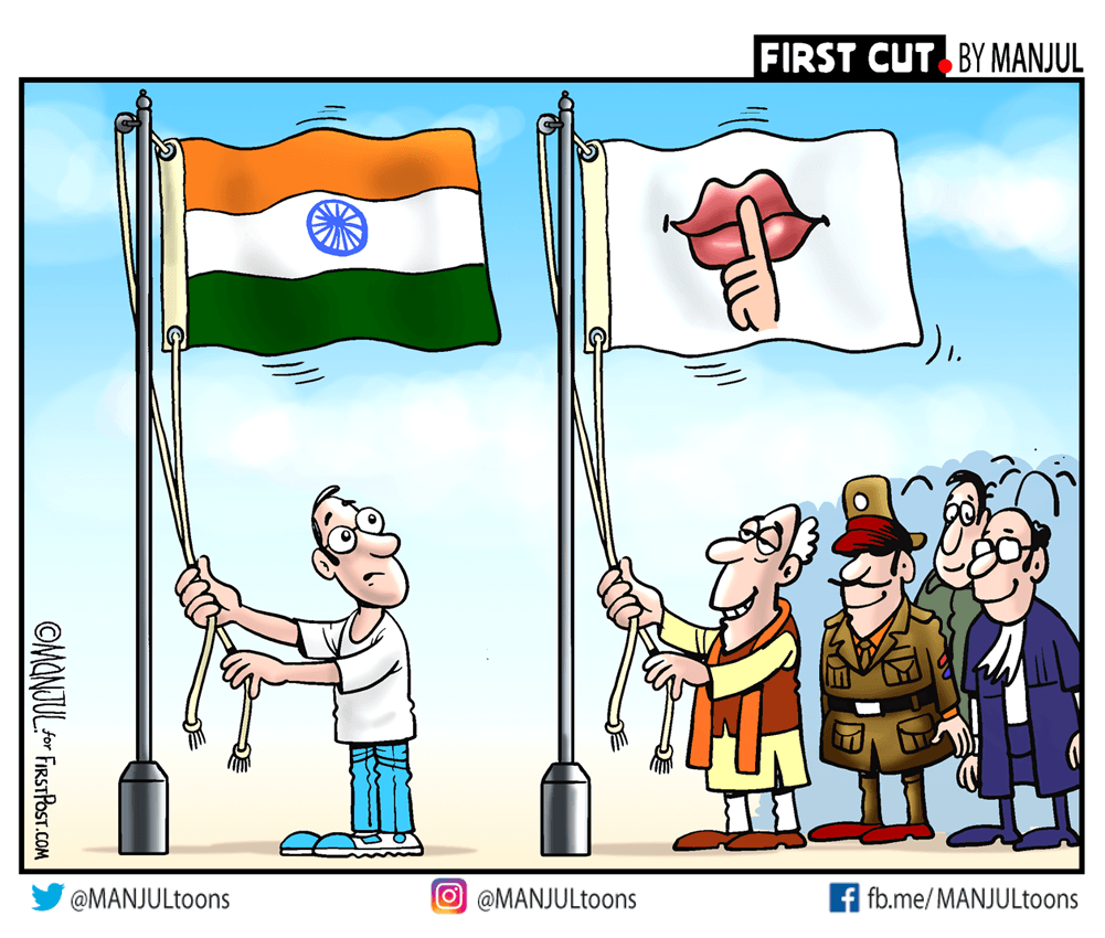 Cartoons on Contemporary India – Once in a Blue Moon Academia