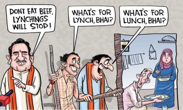 Cartoons on Contemporary India – Once in a Blue Moon Academia