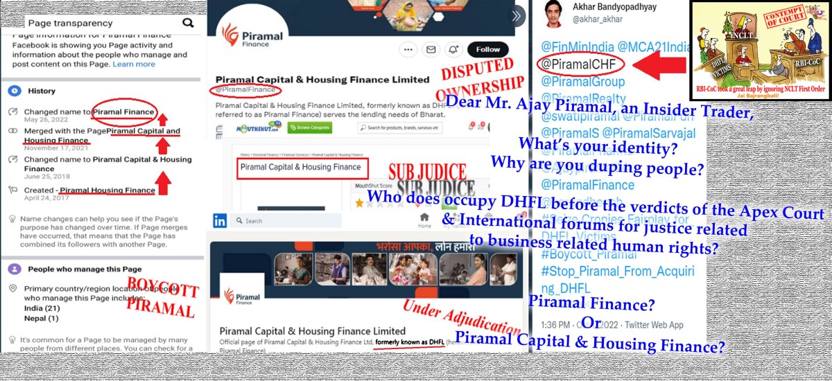 THE CHRONOLOGY OF THE DHFL SCAM – Once in a Blue Moon Academia