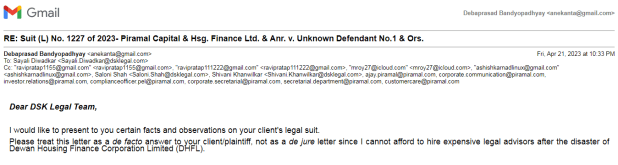 Attack and Counter-attack: a letter to PCHFL’s Legal Team – Once in a ...