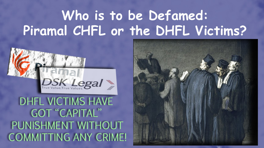 Who is to be Defamed: Piramal CHFL or the DHFL Victims? – Once in a ...