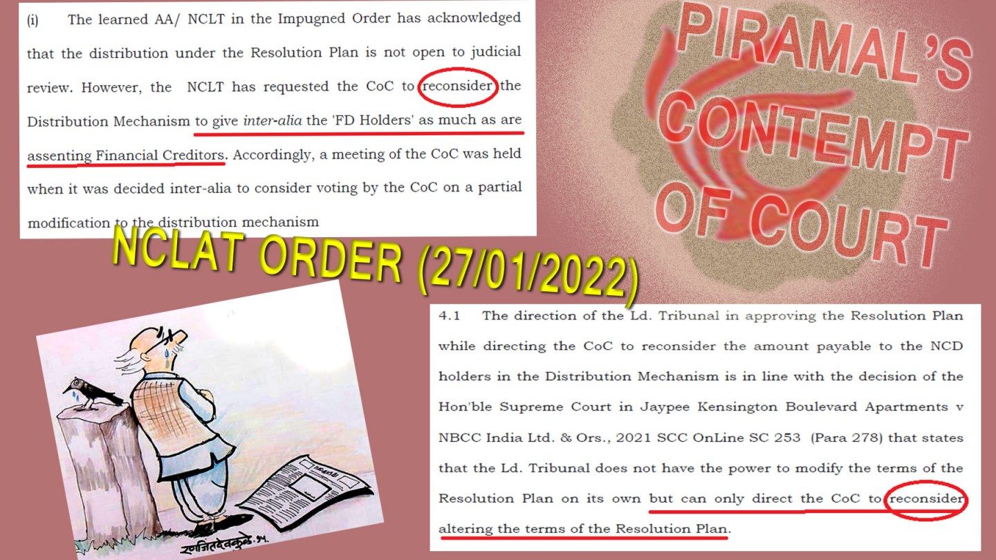 The DHFL Case and the Contradictory Verdicts of the NCLAT – Once in a ...