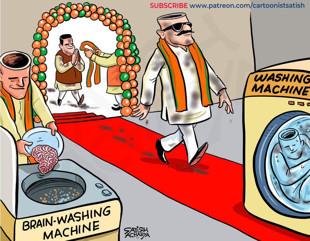 Cartoons on Contemporary India – Once in a Blue Moon Academia