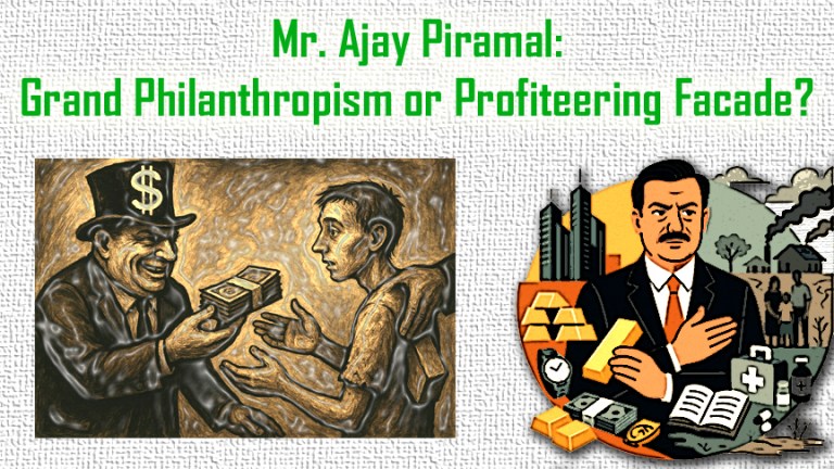 Mr. Ajay Piramal: Grand Philanthropism or Profiteering Facade? – Once ...