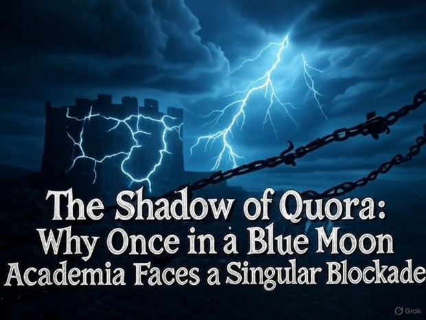 The Shadow of Quora: Why Once in a Blue Moon Academia Faces a Singular ...