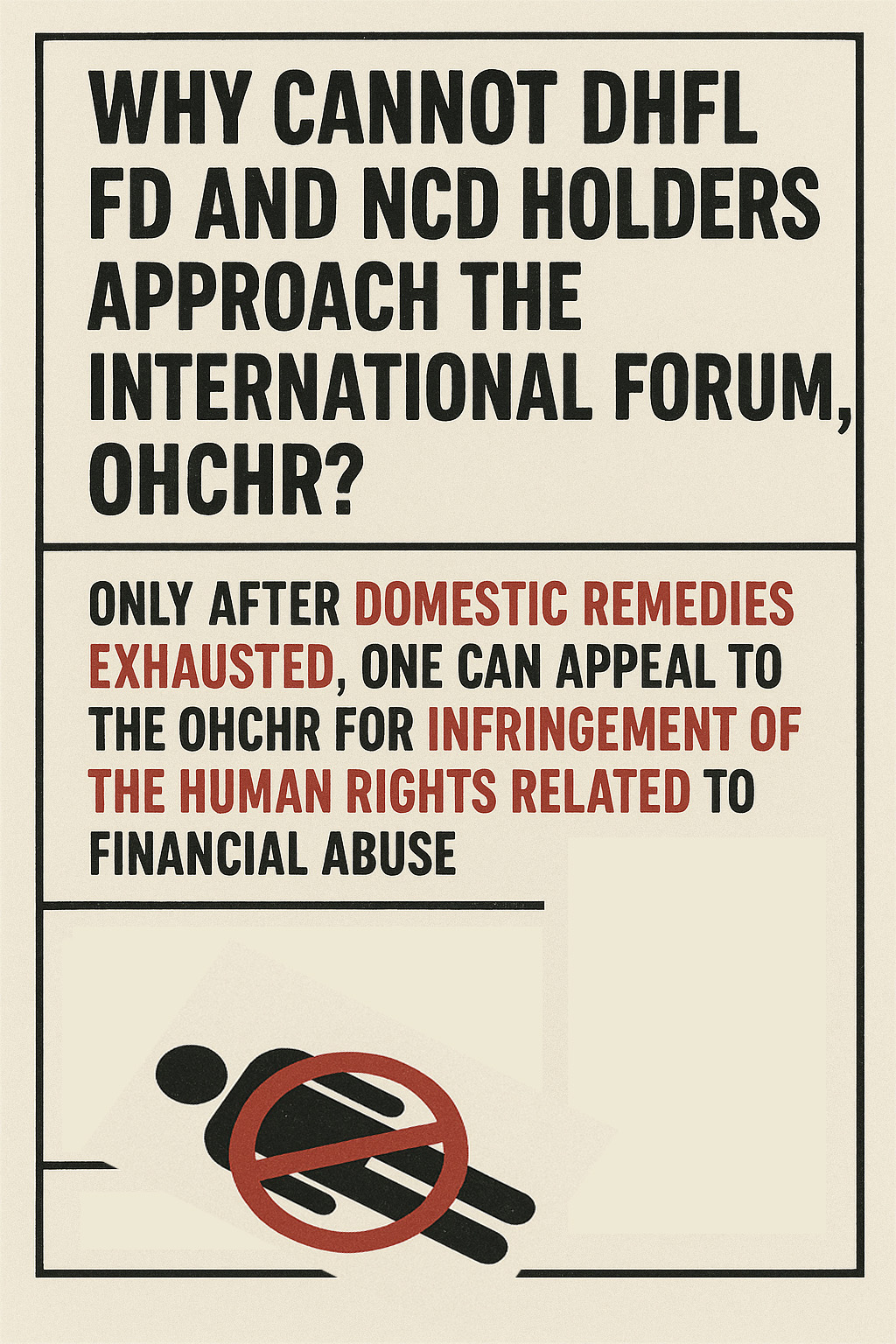 Why Cannot DHFL FD and NCD Holders Approach the International Forum ...