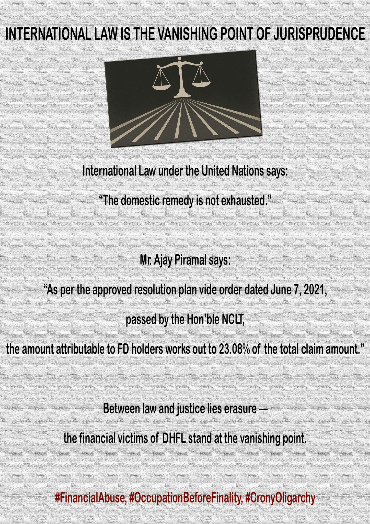 Why Cannot DHFL FD and NCD Holders Approach the International Forum ...