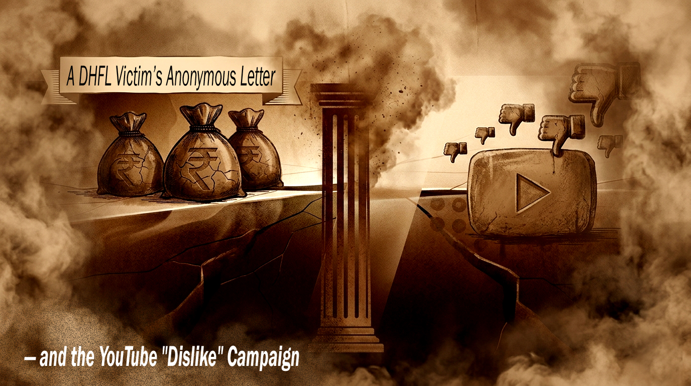 A DHFL Victim’s Anonymous Letter — and the YouTube “Dislike” Campaign ...